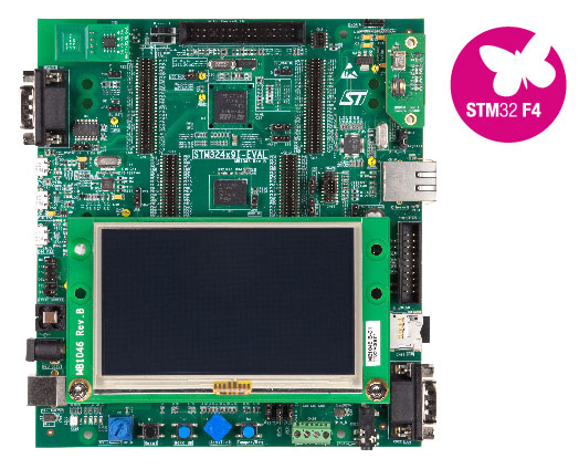 STM32429I-EVAL｜デザイン/サポート｜STM32, STM8ファミリはSTの32bit／8bit汎用マイクロコントローラ製品
