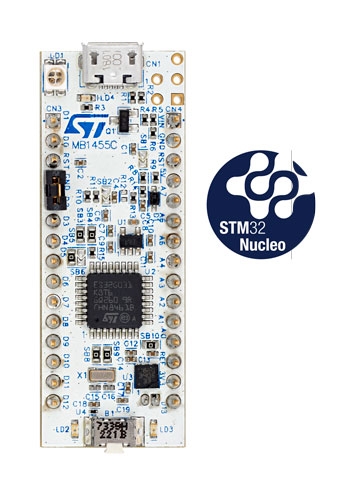 NUCLEO-G031K8｜デザイン/サポート｜STM32, STM8ファミリはSTの32bit／8bit汎用マイクロコントローラ製品